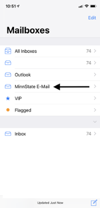 Article - Setting Up SCSU Email on iO...