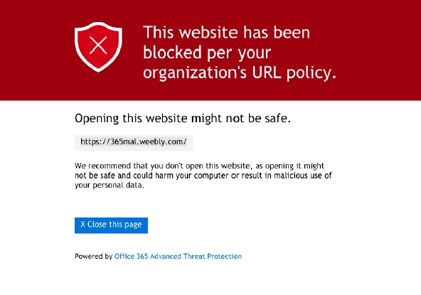 Article - Office 365 ATP Safe Links a...